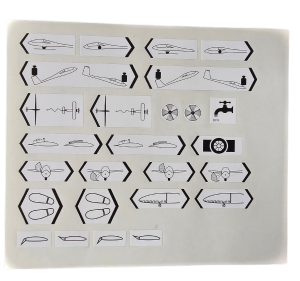 Controls Placard Sticker Set | Navboys