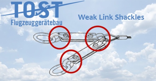 TOST Weak Link Shackle with Screw and Nut | Navboys
